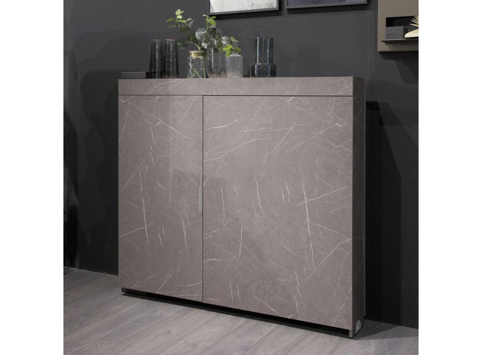 Meuble rotatif multifonctionnel avec meuble TV et table intégrée