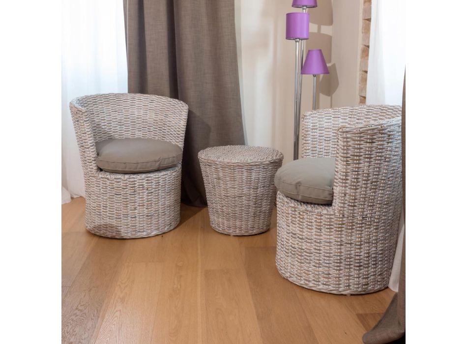 Fauteuil Kubù avec coussin d'assise