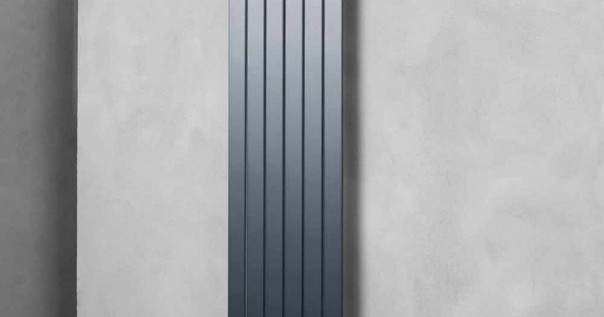 Radiateur électrique mural vertical de design moderne