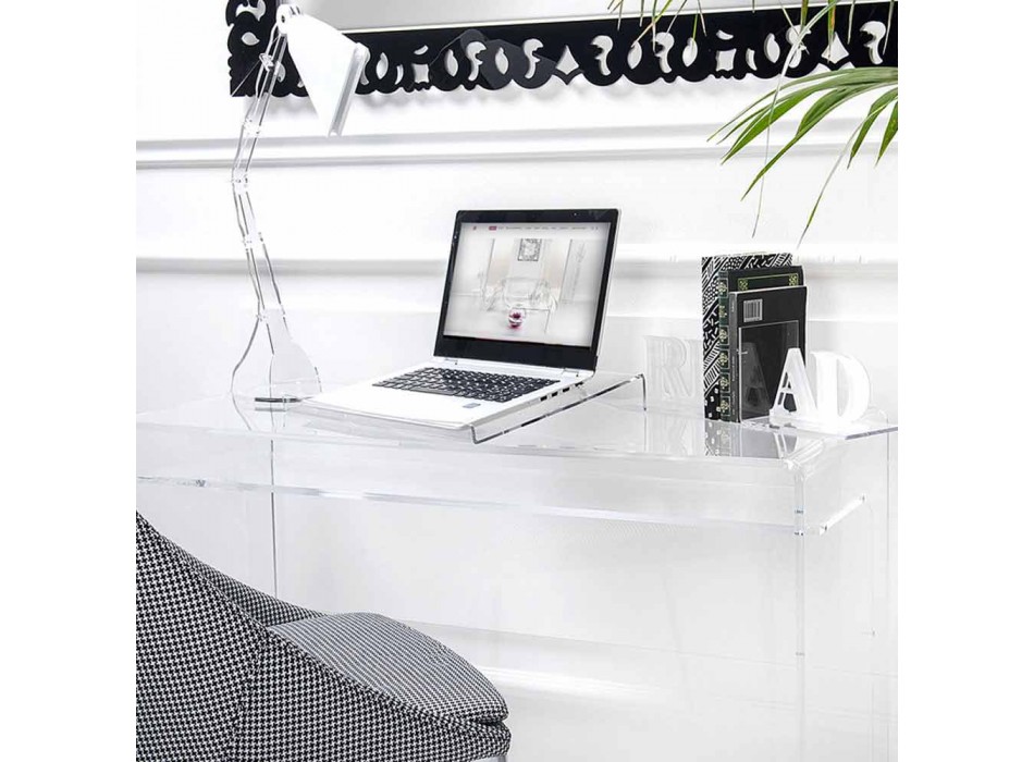 Support pour ordinateur portable en plexiglas pour bureau Made in Italy