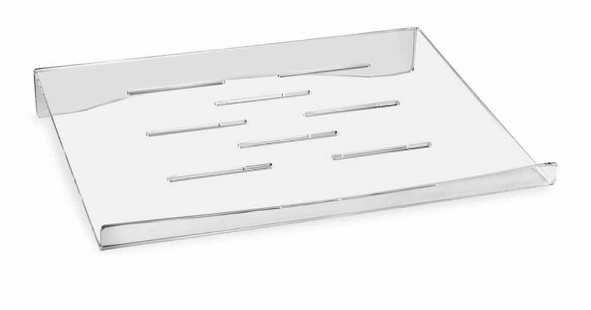 Support pour ordinateur portable en plexiglas pour bureau Made in Italy