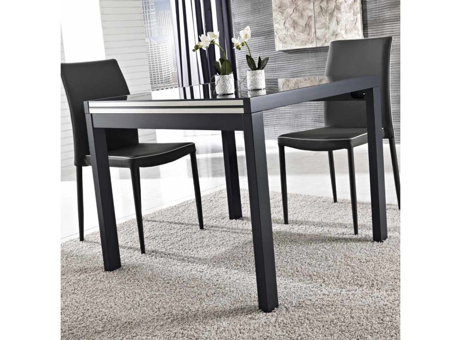 Table Extensible à 240 cm en Bois Laqué Made in Italy